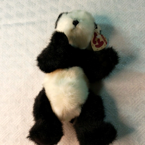 Ty | Toys | Vintage Ty Panda Bear Checkers | Poshmark
